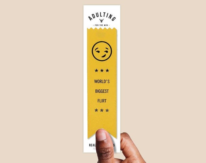 OUTSTANDING MOTHER Adulting Award Ribbon Gold Foil Stamped - Etsy