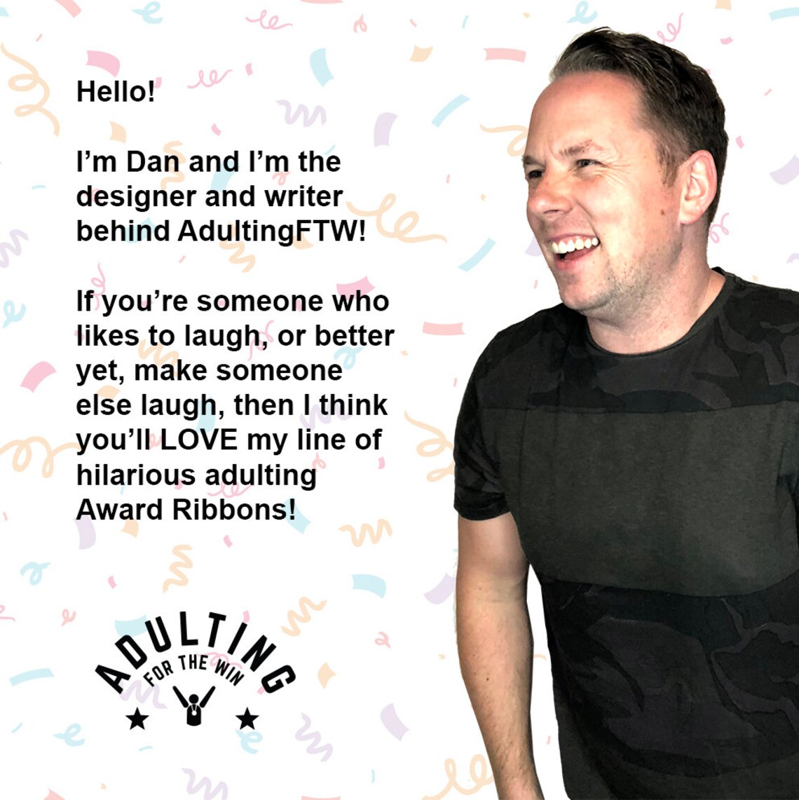 Funny Award Ribbon Adulted Really Good / Adulting Ribbons / Adulting ...