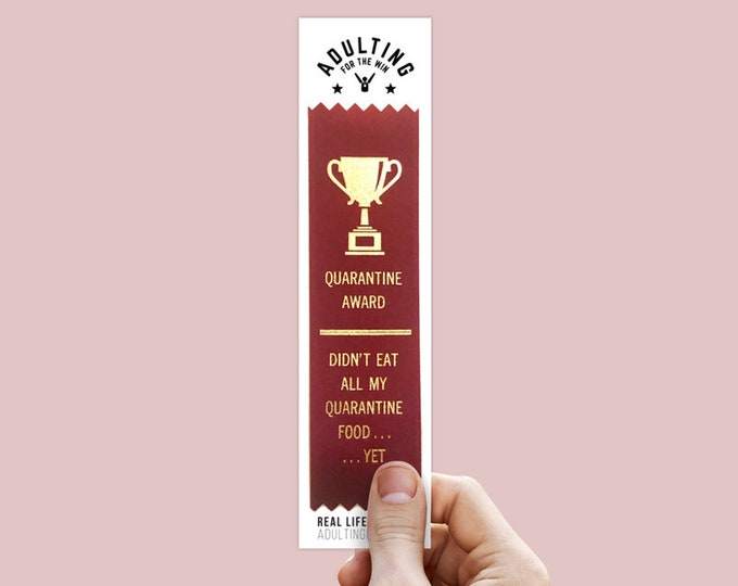 OUTSTANDING MOTHER Adulting Award Ribbon Gold Foil Stamped - Etsy