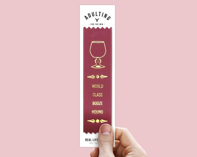 OUTSTANDING MOTHER Adulting Award Ribbon Gold Foil Stamped - Etsy