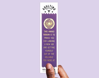 Funny Award Ribbon Adulted Really Good / Adulting Ribbons / - Etsy