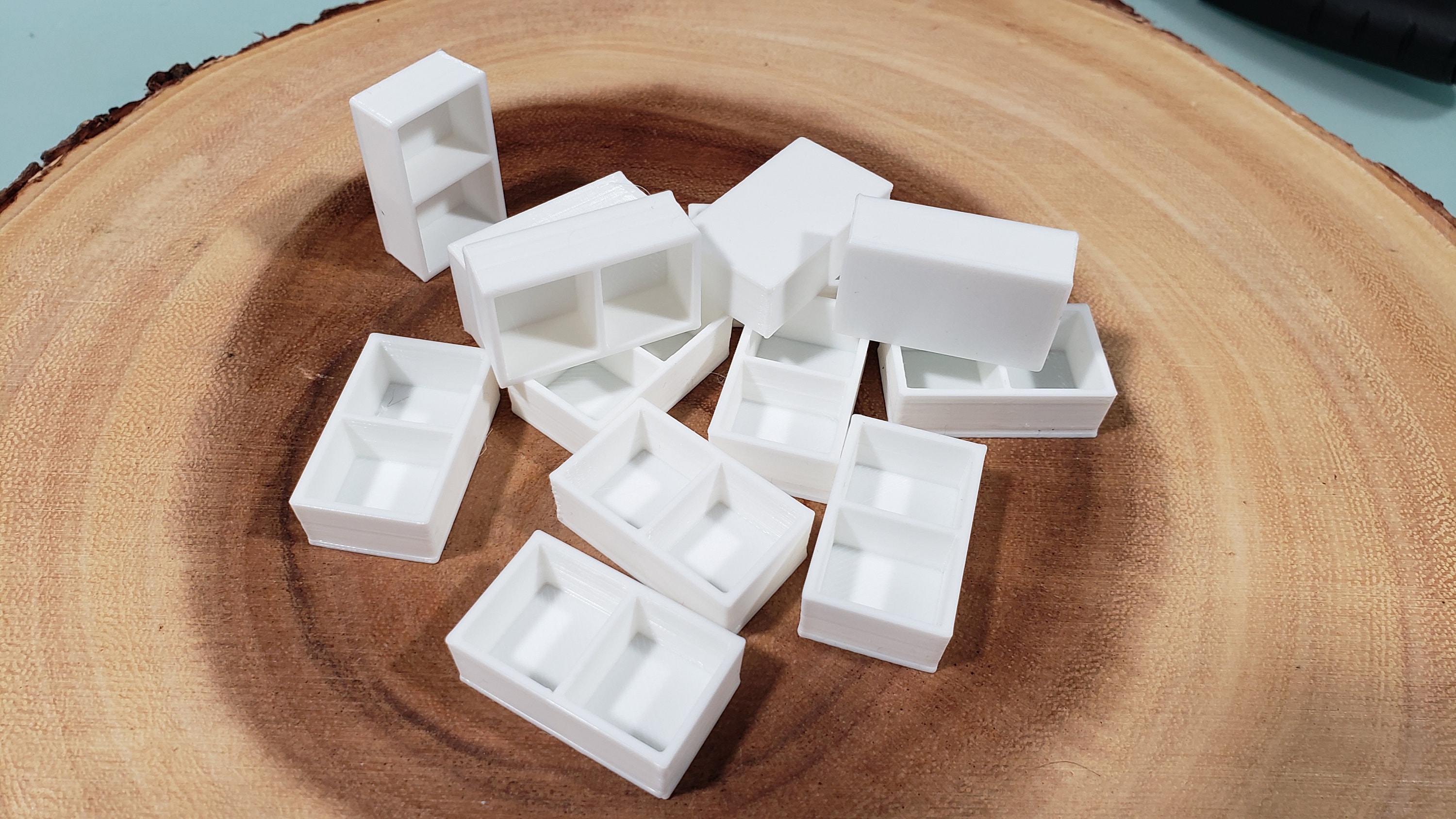 Empty Watercolor Pans Half Full Mini Dot and Split Pans - Etsy