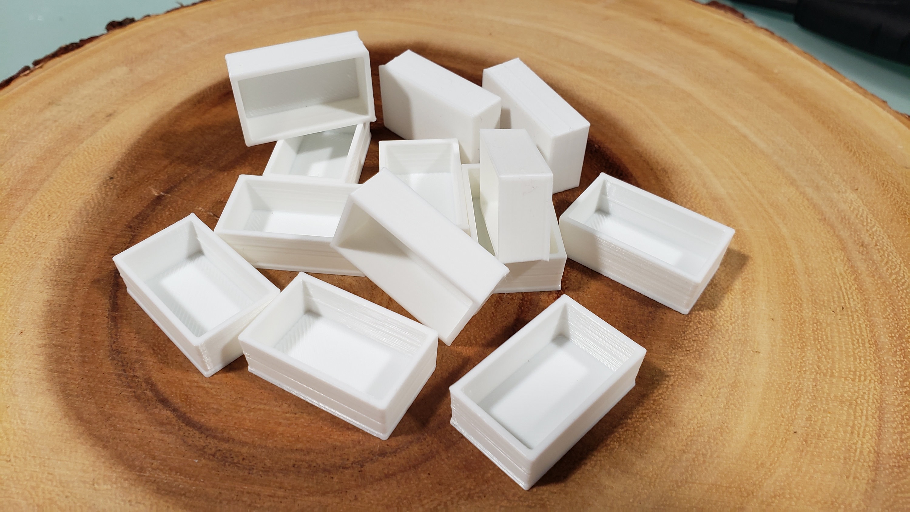 Empty Watercolor Pans Half Full Mini Dot and Split Pans - Etsy