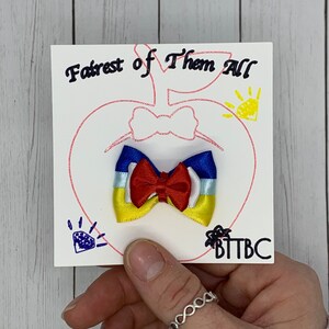Snow White Inspired Disney Princess Bow Pin - Etsy