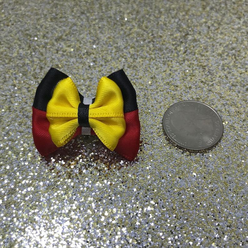 Mickey Mouse Inspired Disney Bow Pin - Etsy