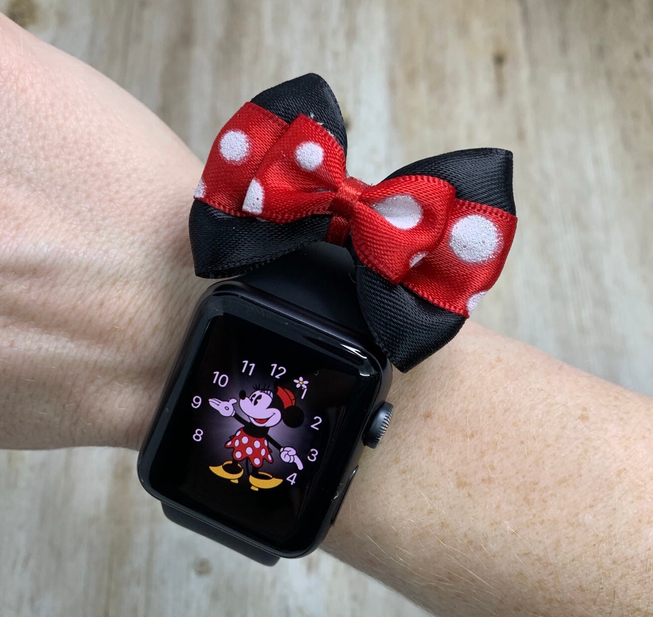2 Red Minnie Mouse Magic Band Bow / Mini Bow - Etsy