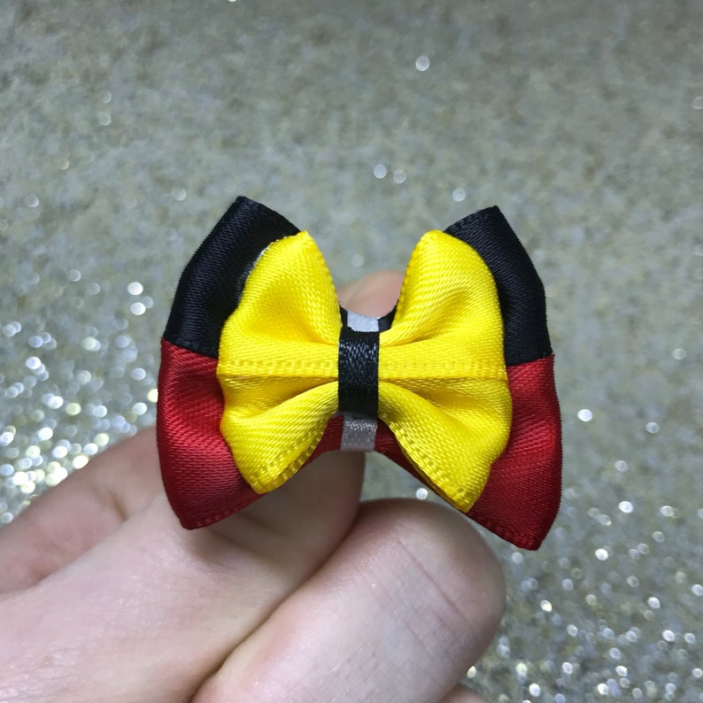 Mickey Mouse Inspired Disney Bow Pin - Etsy