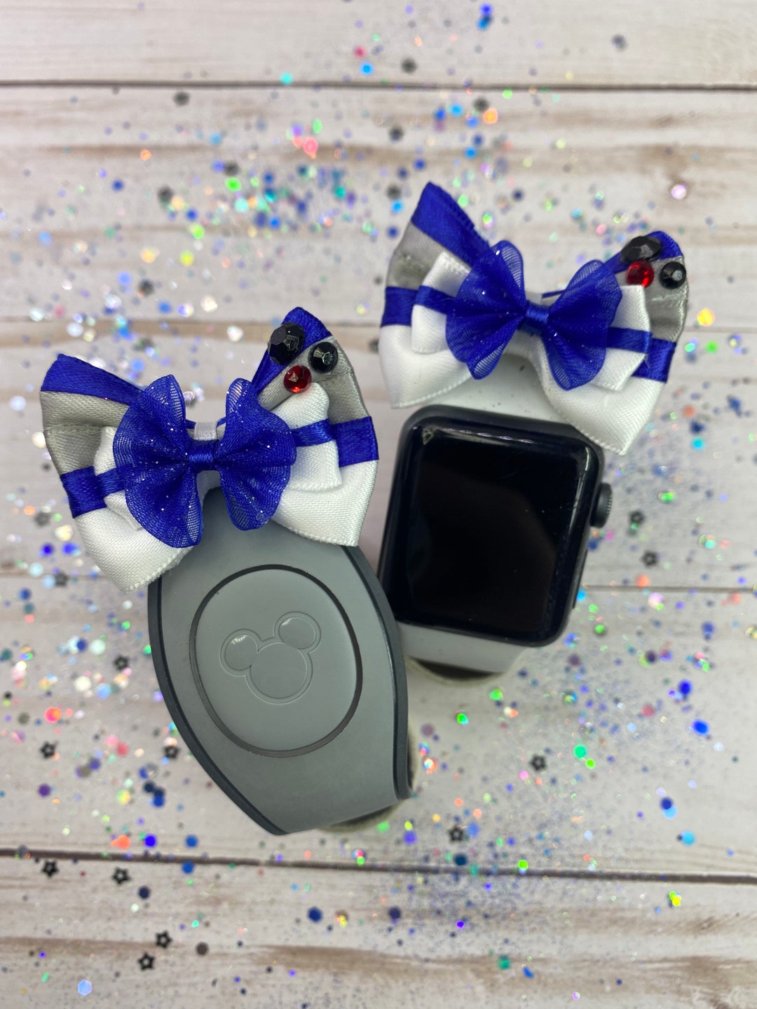 2" R2D2 Inspired Magic Band Bow / Disney Star Wars Magic Band Bow ...