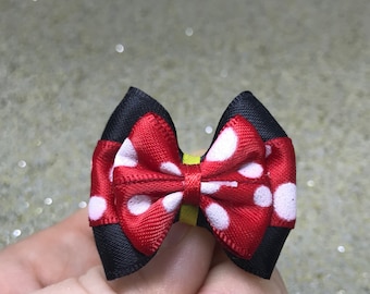 Mickey Mouse Inspired Disney Bow Pin | Etsy