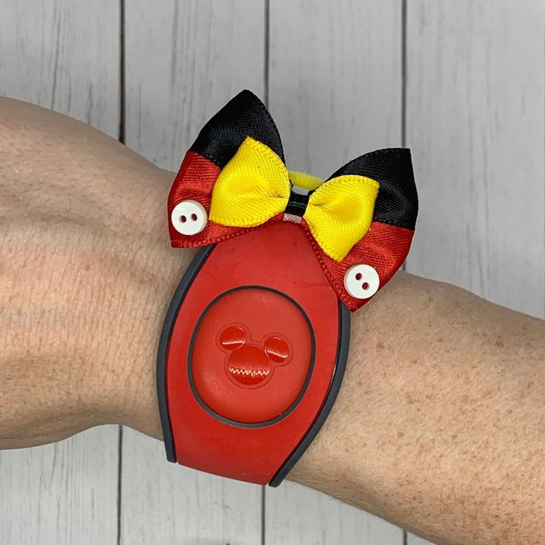2" Mickey Mouse Inspired Magic Band Bow - Etsy