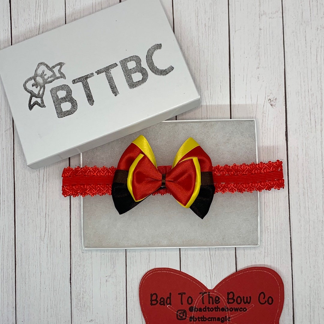3" Gaston Beauty and the Beast Villain Hair Bow for Toddler / Baby - Etsy