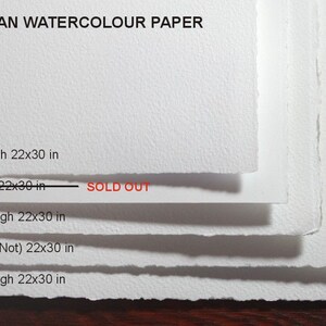 Whatman Watercolor Paper (22x30 In) - Set of 4 Different Sheets - Free ...