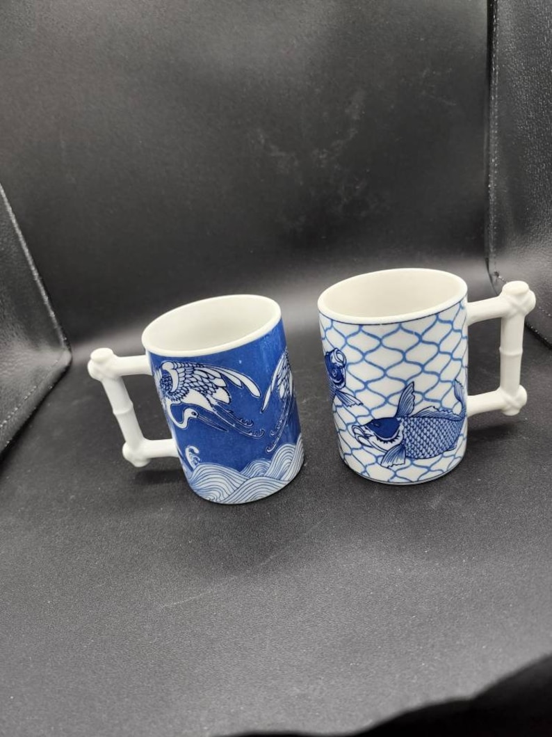 Nancy Getz Pair of Japanese Tea Mugs - Etsy