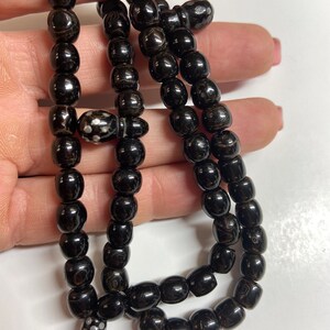 Rare Antique Natural Untreated Saudi Arabia Black Coral Prayer Beads ...
