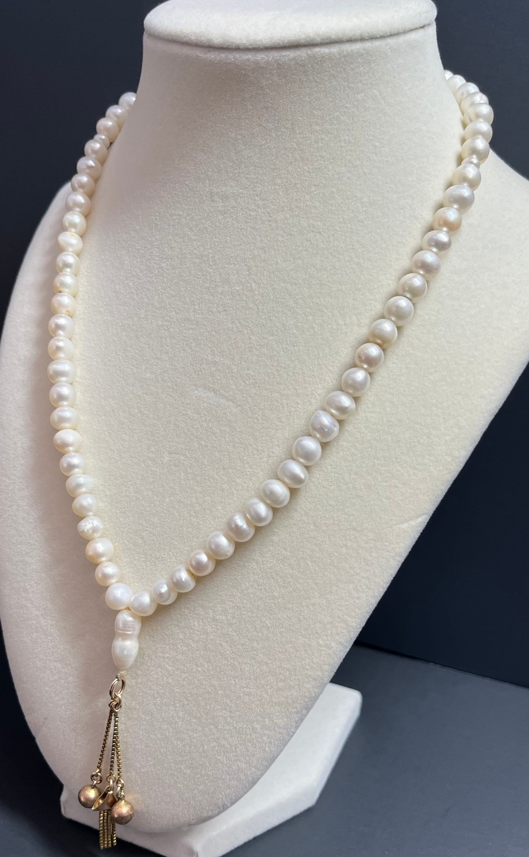 Antique Prayer Beads Vintage Bahrain Natural Pearls, 22karat Gold ...