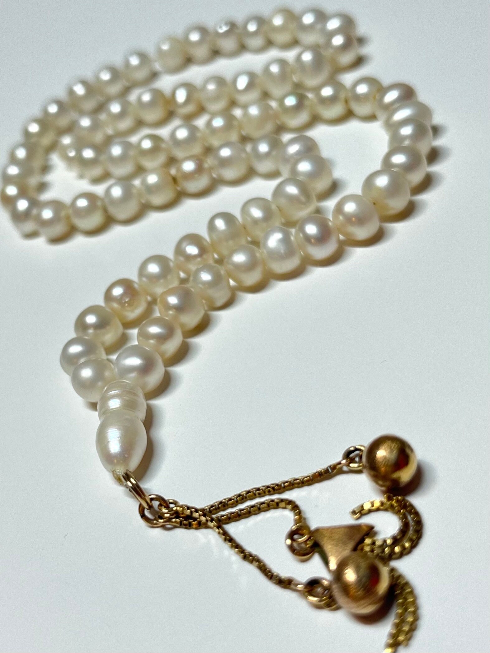Antique Prayer Beads Vintage Bahrain Natural Pearls, 22karat Gold ...