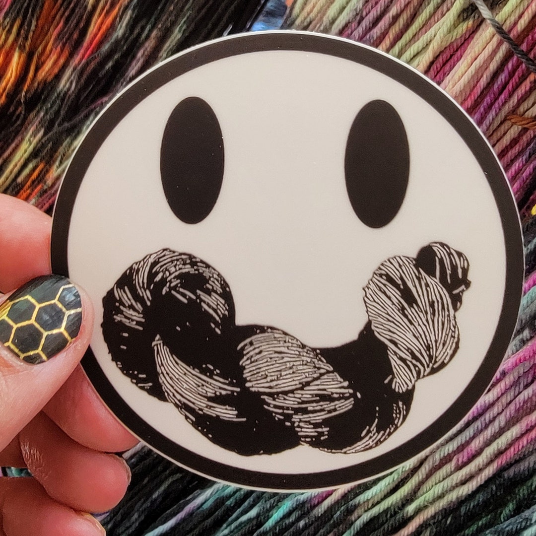 Yarn Happy Vinyl Sticker, Decal, Sarcastic, Snarky Funny Stickers - Etsy