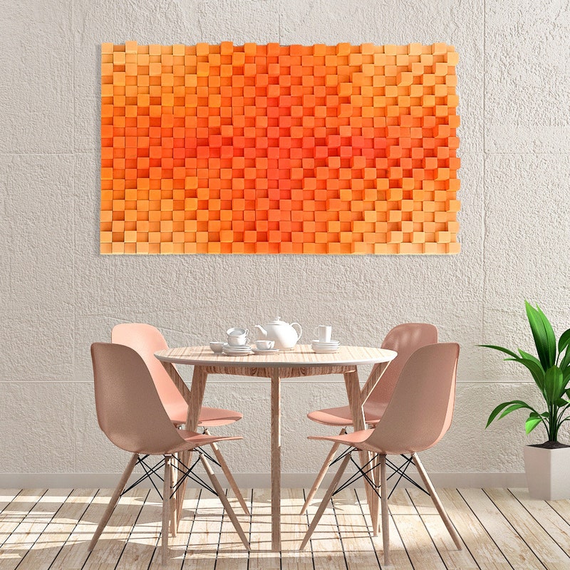 Orange Wall Decor - Etsy