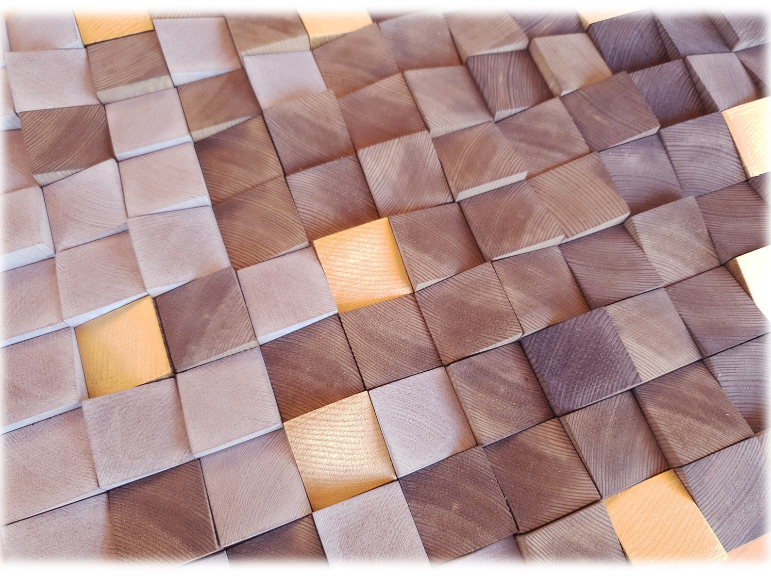 Brown and Toasted Wood Wall Art for Living Room Decor Wooden - Etsy