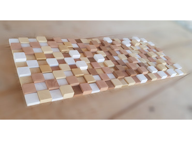 Abstract Wood Wall Art for Country Decor, Wood Acoustic Panel for ...
