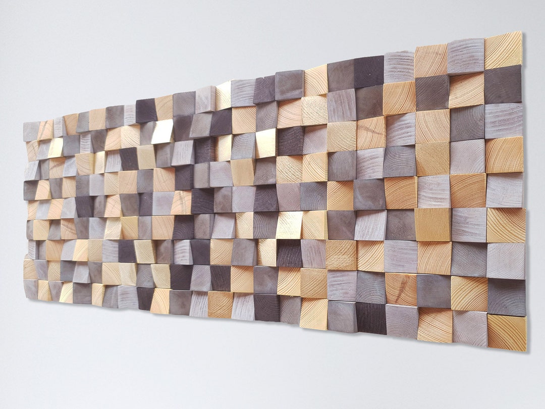 Original Wood Wall Art, Abstract Wood Wall Decor for Modern House ...