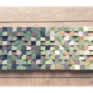 Reclaimed Wood 3d Wall Art in Natural Tones, Rustic Wood Wall Sculpture ...