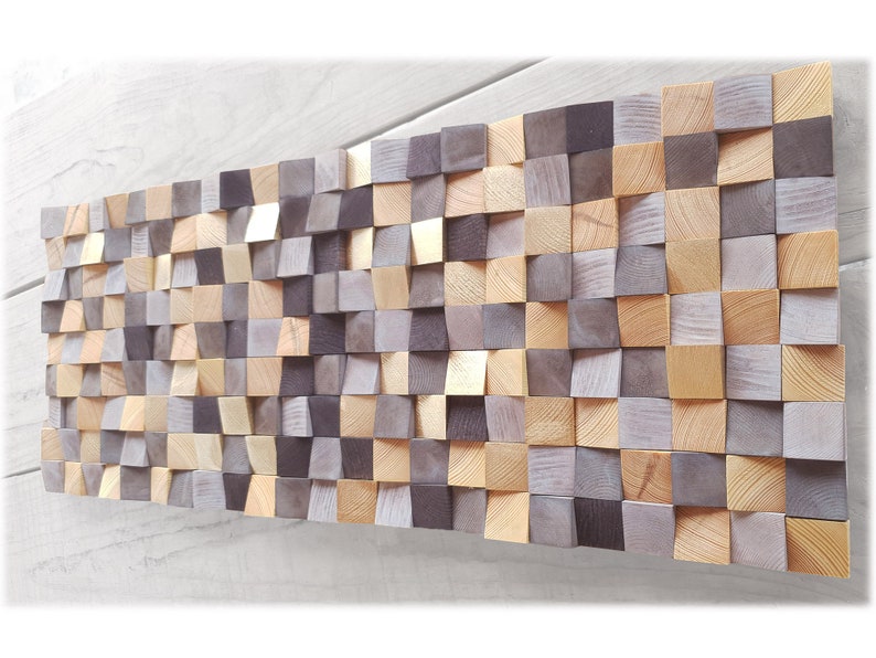 Original wood wall art abstract wood wall decor for modern | Etsy