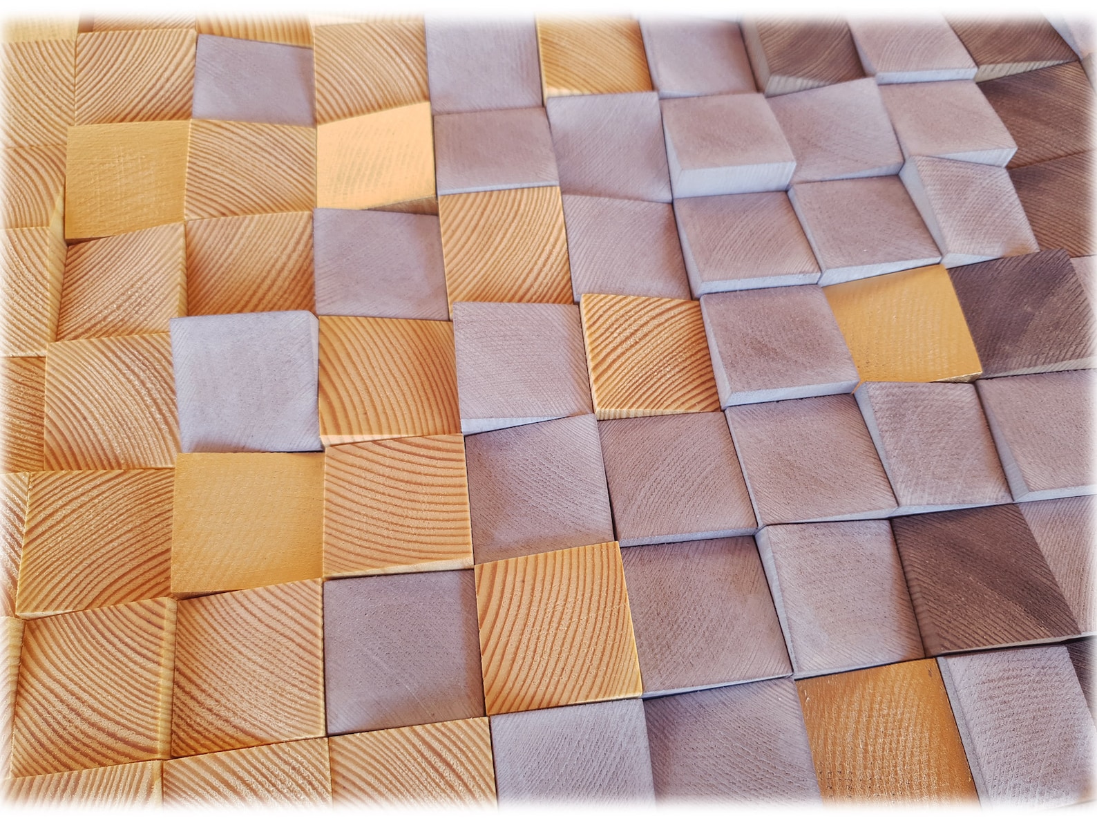 Brown and Toasted Wood Wall Art for Living Room Decor Wooden - Etsy