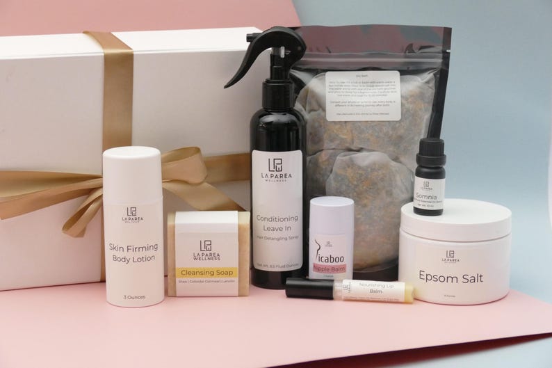Postpartum Care Package for New Moms, Self-care Gift Box for Postnatal ...