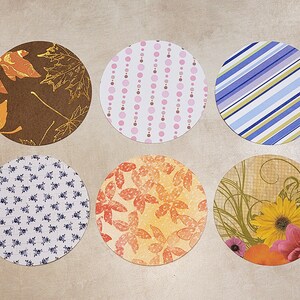 90 Paper Circles / Paper Cut Outs / Circle Die Cuts / Assorted Paper ...
