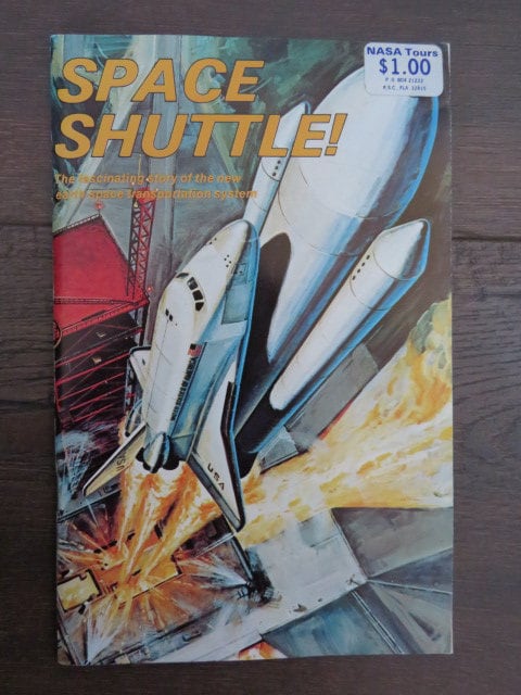 Vintage NASA Space Shuttle Booklet & Patches: Apollo, Skylab, Kennedy ...