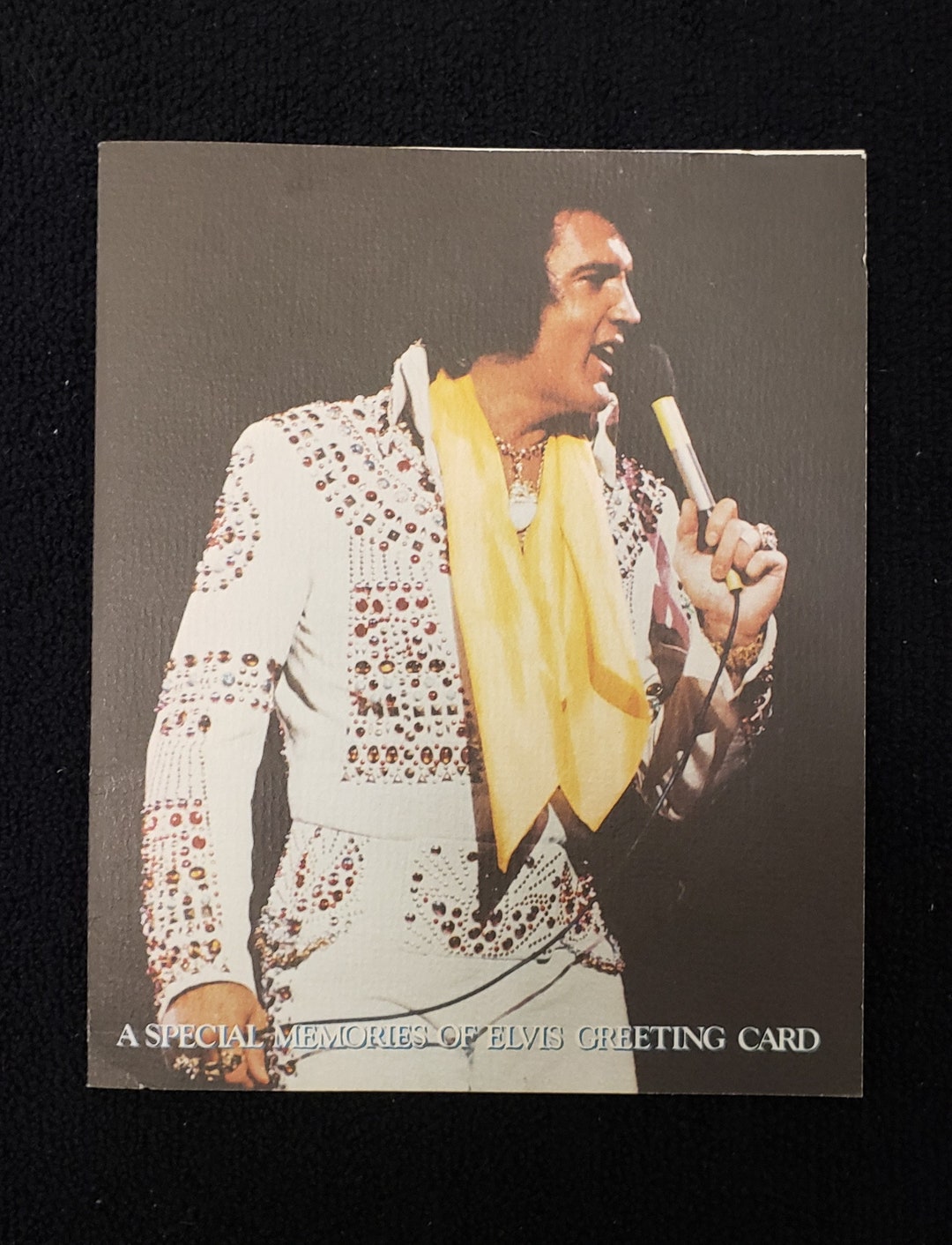 Authentic Vintage Elvis Greeting Card/elvis Memorabilia/rock - Etsy