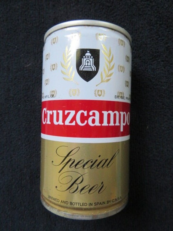 Cruzcampo special Beer Empty Collector Beer Can - Etsy