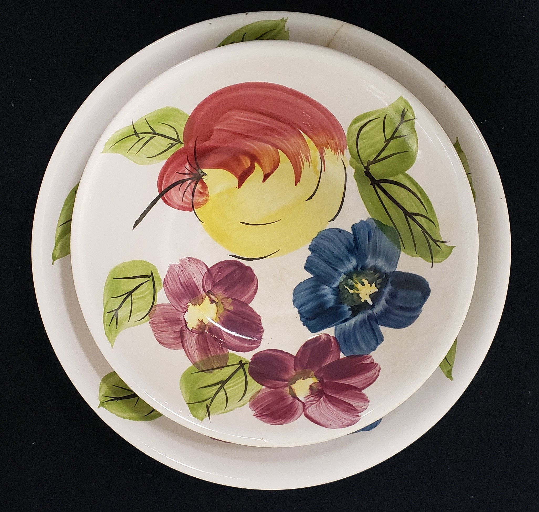 Vintage Hand Painted Ironstone Ware Serving Bowls-set of 2/MCM Decor - Etsy