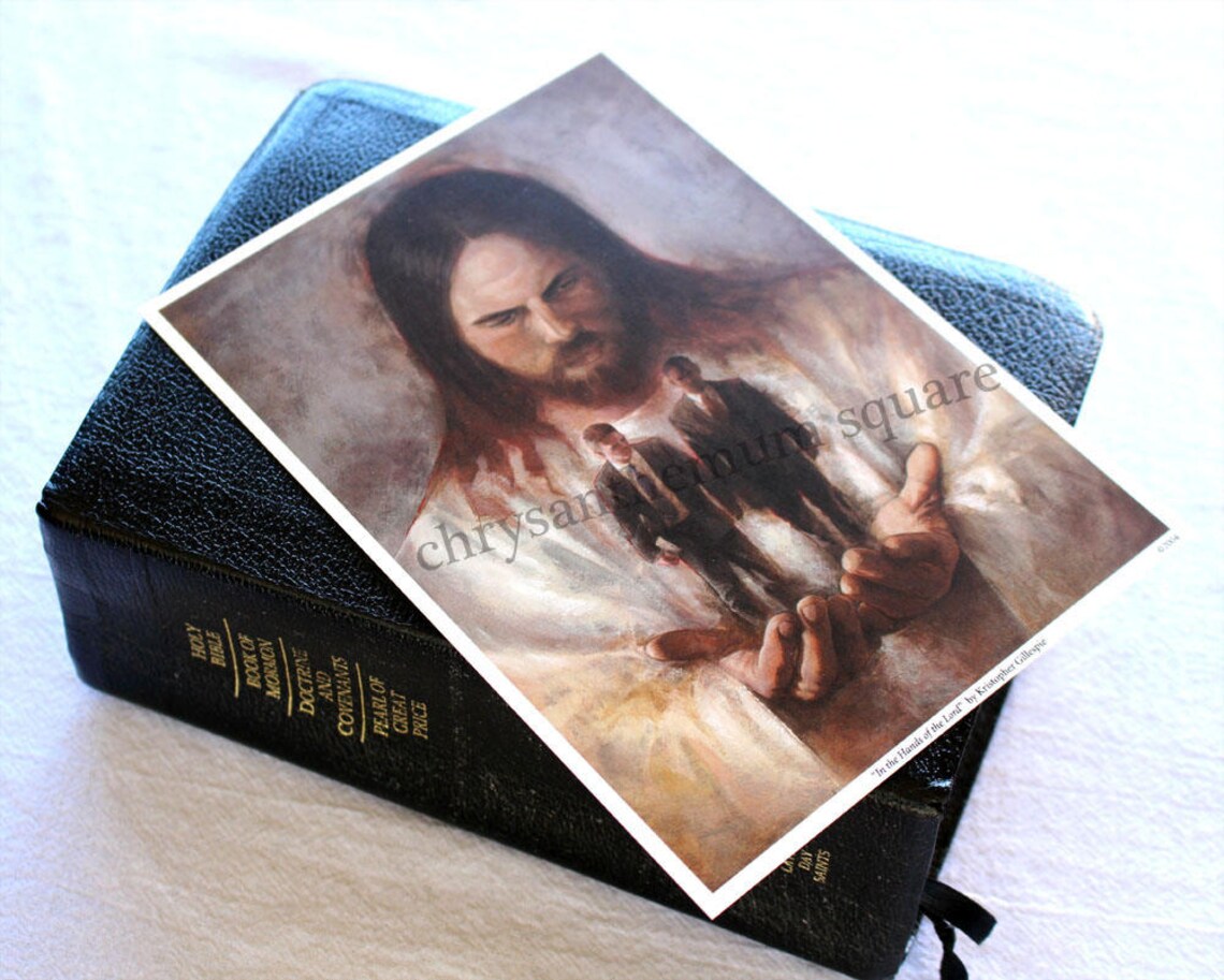 LDS Missionary "in the Hands of the Lord" Prints, LDS Missionary Gift ...