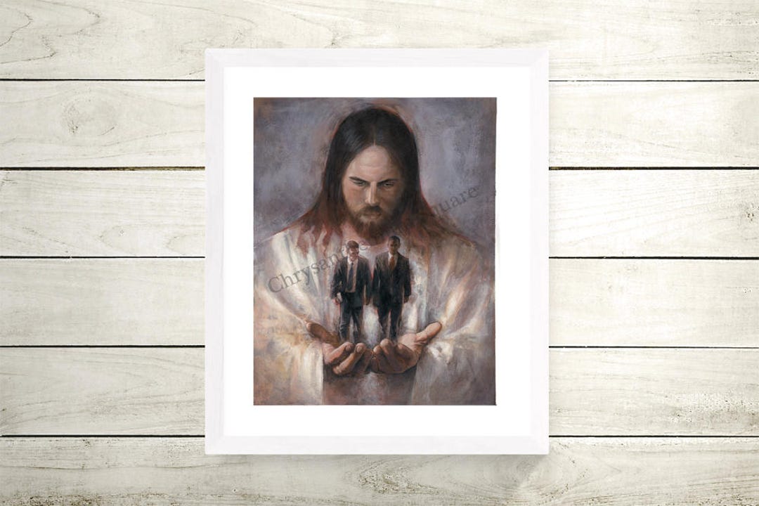 LDS Missionary "in the Hands of the Lord" Prints, LDS Missionary Gift ...