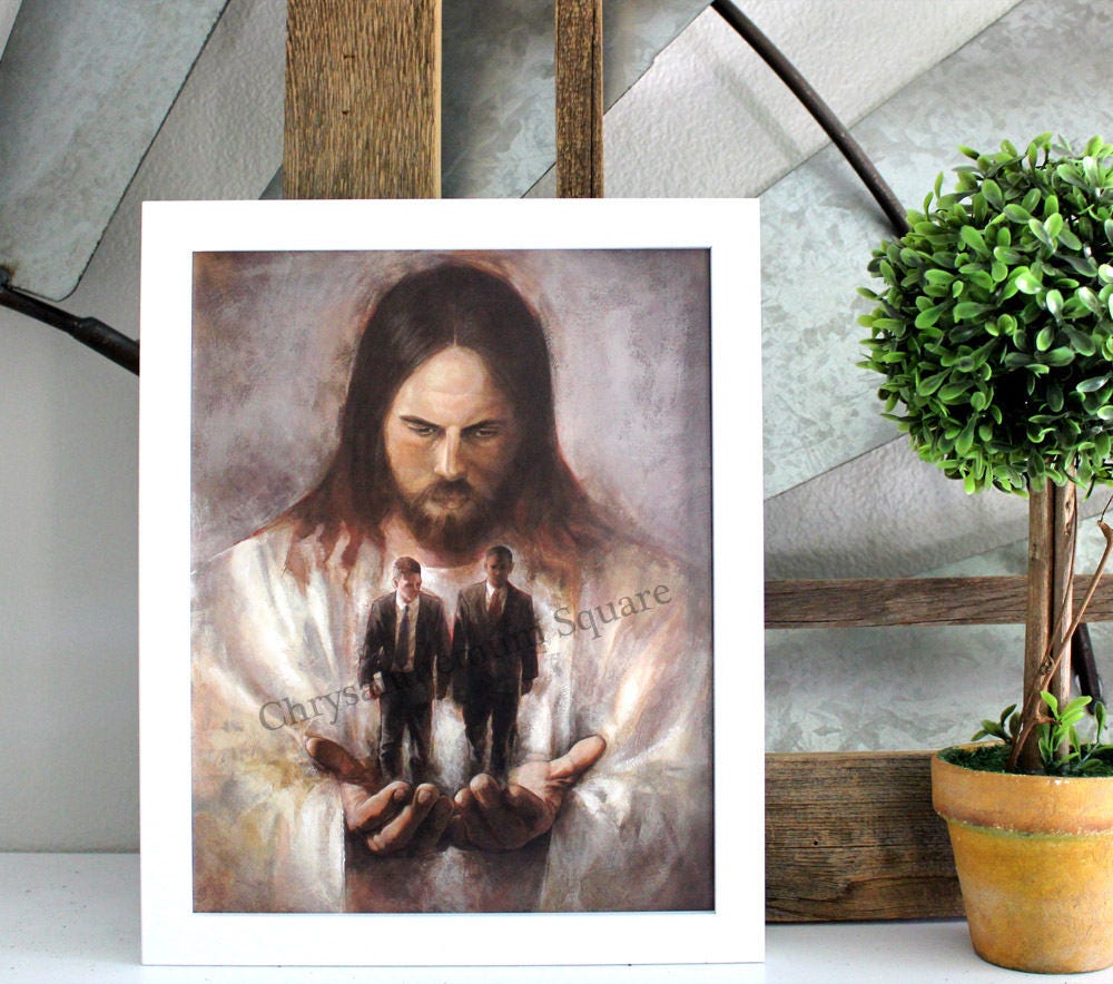 LDS Missionary "in the Hands of the Lord" Prints, LDS Missionary Gift ...