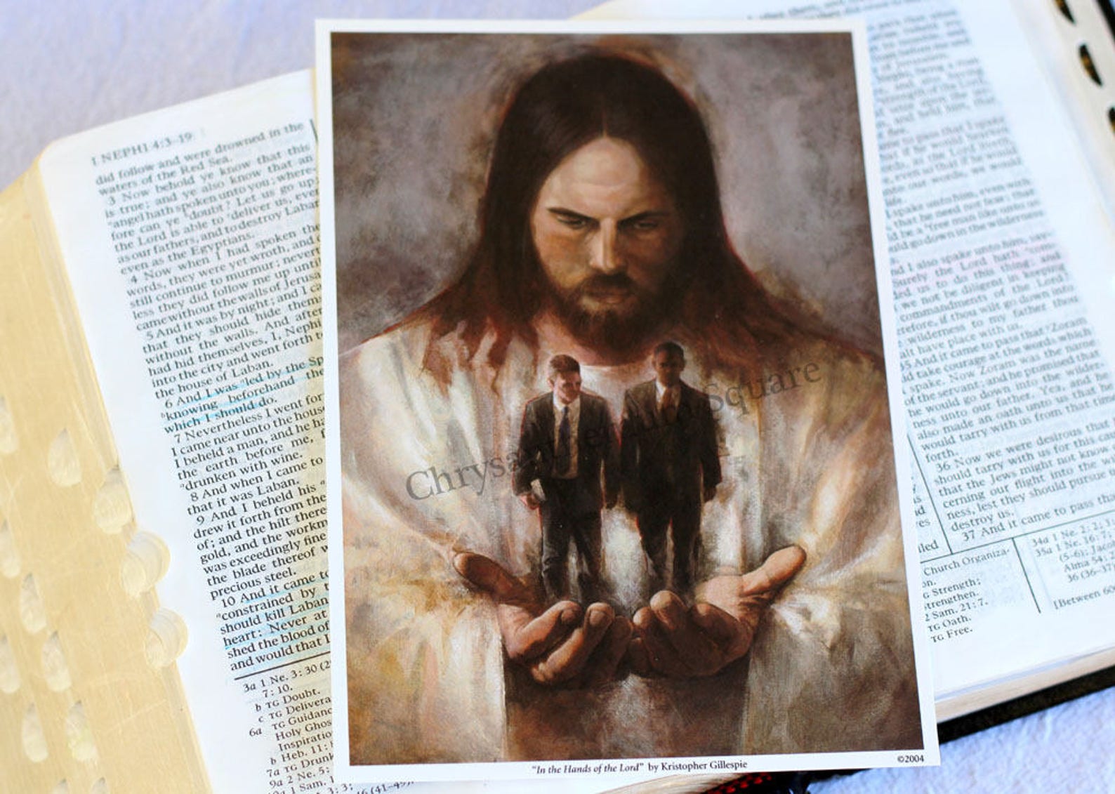 LDS Missionary "in the Hands of the Lord" Prints, LDS Missionary Gift ...