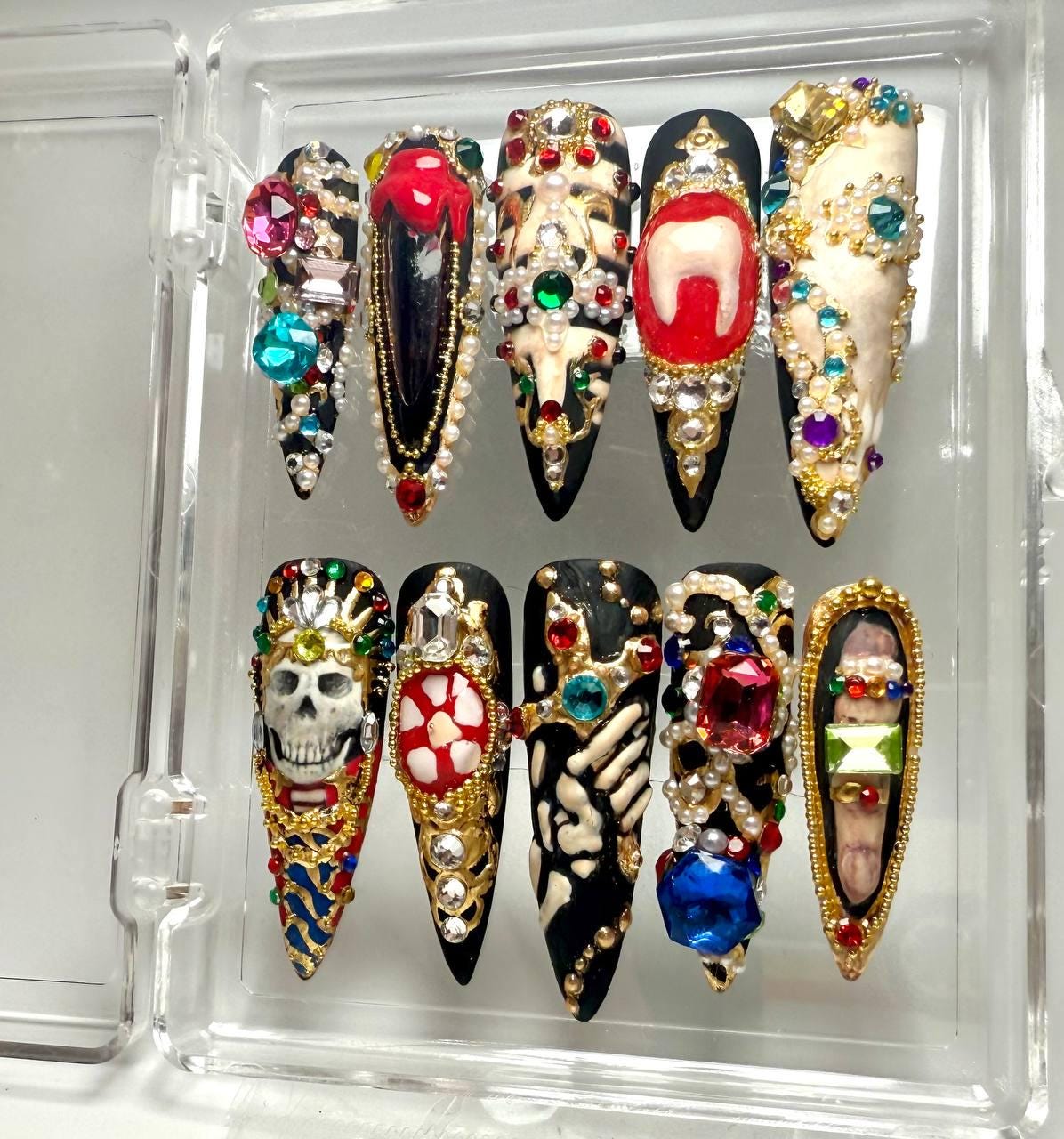 First Class Relic, Catholic Inspired Nail Set - Etsy