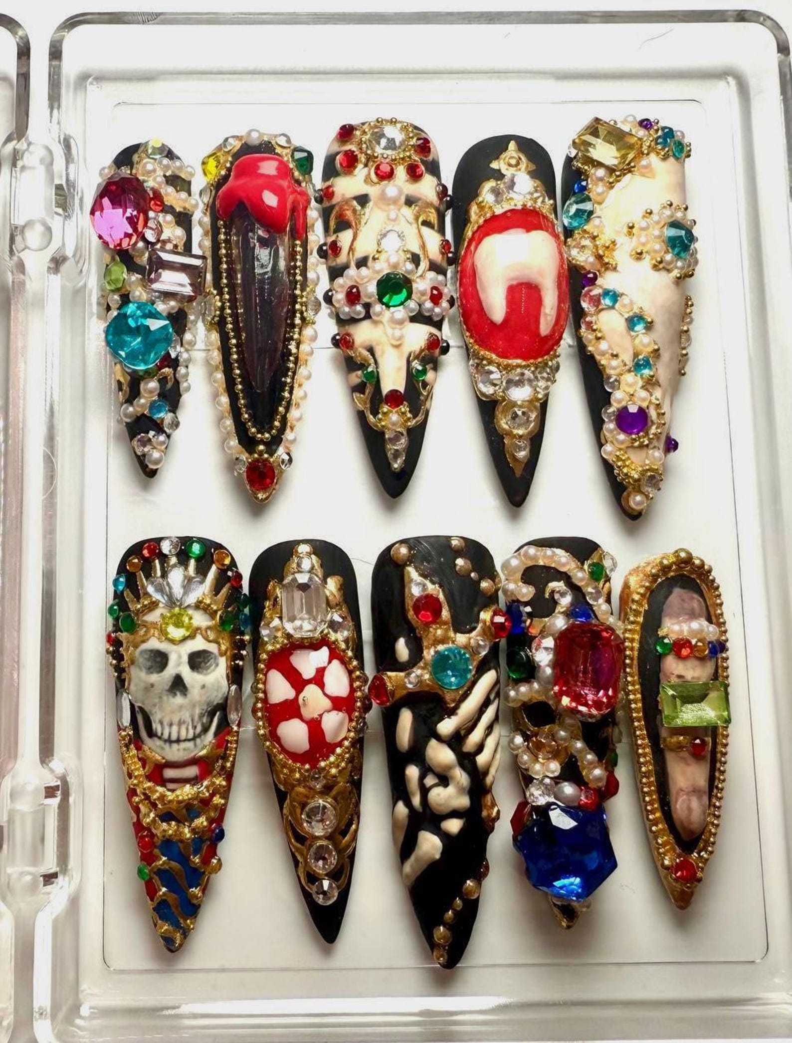 First Class Relic, Catholic Inspired Nail Set - Etsy