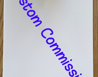 Made to Order Custom Commission Fan Art Sfa Small 5 X 7 Acrylic ...