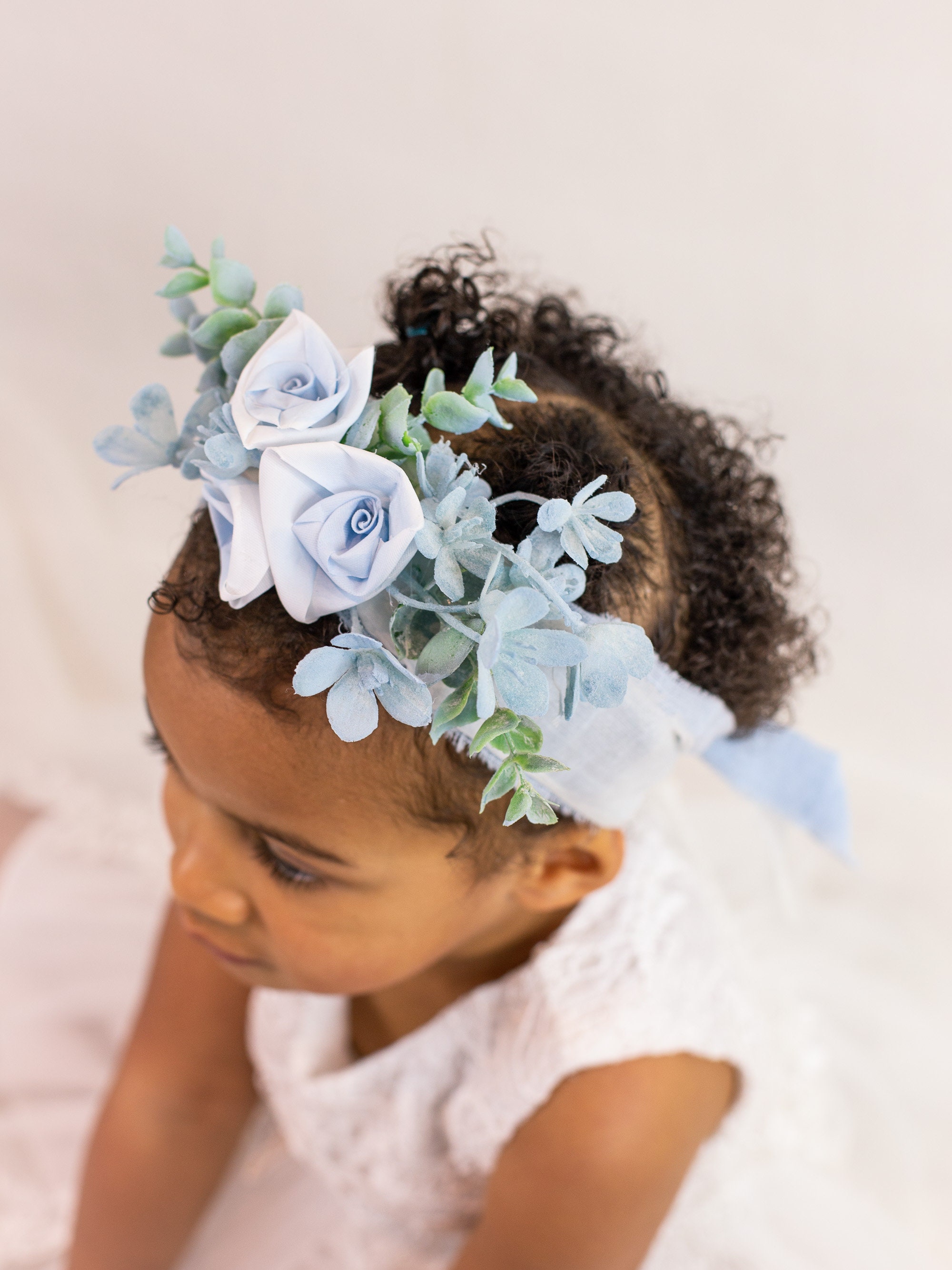 Flower Girl Headpiece Flower Girl Crown Flower Girl Headband | Etsy