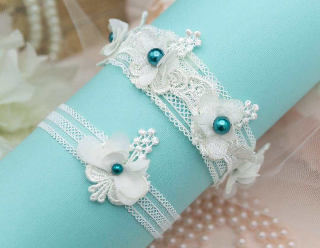 Green Garter Green Bridal Garter Hunter Green Garter Emerald Green ...