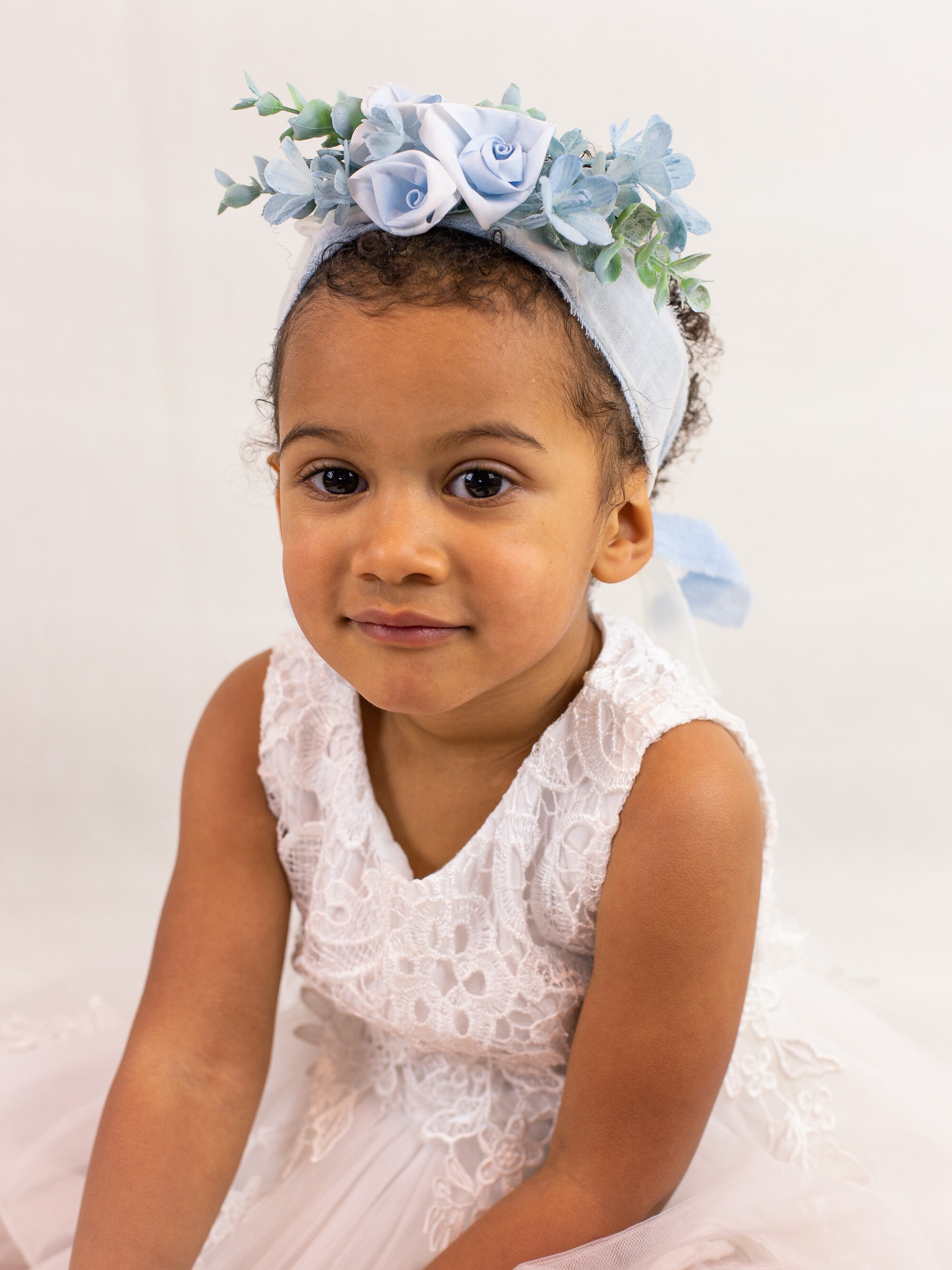 Flower Girl Headpiece Flower Girl Crown Flower Girl Headband | Etsy