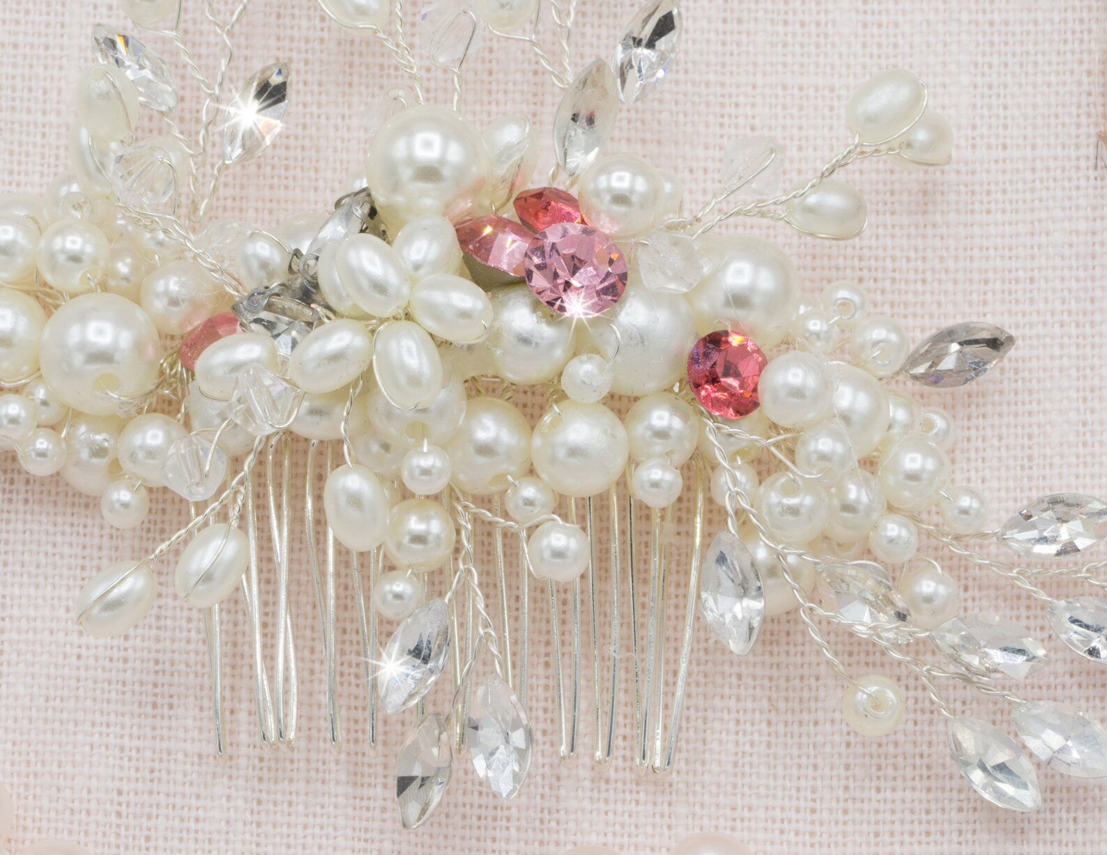 Bridal Hair Comb Princess Bride Crystal Crown Simple Wedding | Etsy