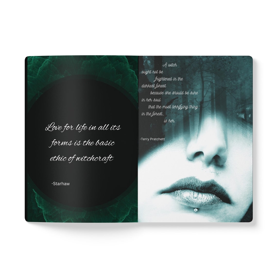 Witchcraft Journal: Softcover Grimoire Notebook for Spells - Etsy