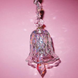 Glass Wind Chime L Glass Windchime L Iridescent Wind Chime L Hanging ...