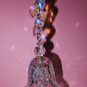 Glass Wind Chime L Glass Windchime L Iridescent Wind Chime L Hanging ...