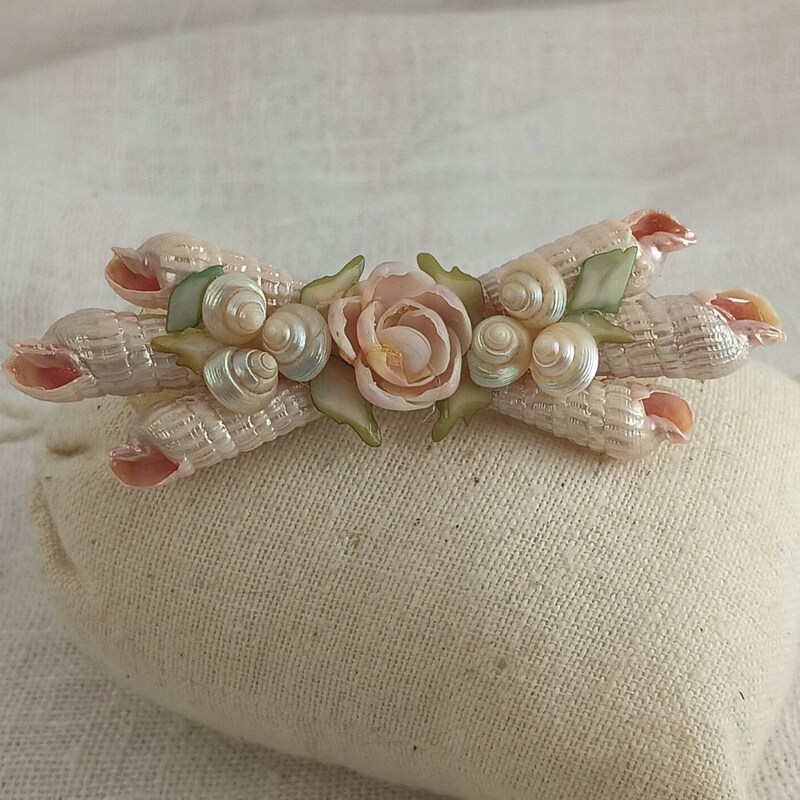 Shell Brooch - Etsy