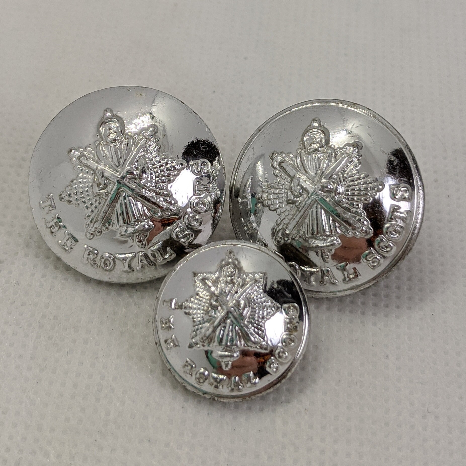 Vintage 1940s-1960s Royal Scots British Uniform Buttons - Etsy